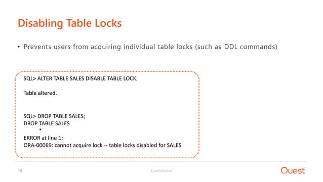 RMOUG 18 - Oracle Database Locking Mechanism Demystified | PPT