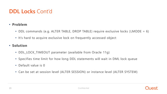 RMOUG 18 - Oracle Database Locking Mechanism Demystified | PPT