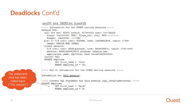 RMOUG 18 - Oracle Database Locking Mechanism Demystified | PPT