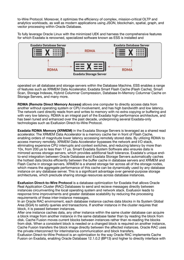 Oracle database maximum performance on Exadata | PDF