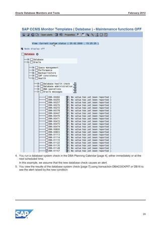 Oracle database monitors and tools | PDF