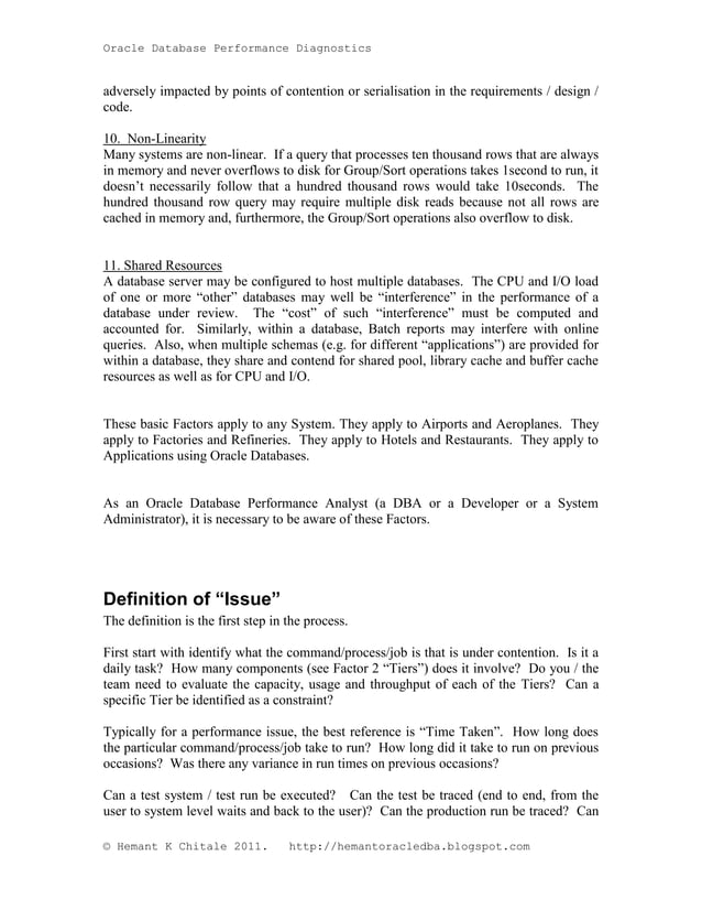 Oracle Database Performance Diagnostics Before Your Begin Pdf