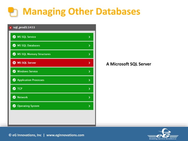 Oracle database performance monitoring diagnosis and reporting with EG ...