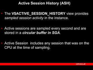Oracle database performance tuning | PPTX