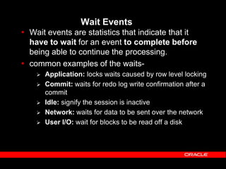 Oracle database performance tuning | PPTX