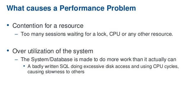Oracle Database Performance Tuning