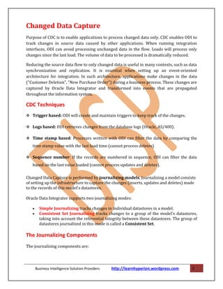 Oracle data capture c dc | PDF