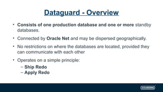 Oracle Dataguard | PPT | Databases | Computer Software and Applications