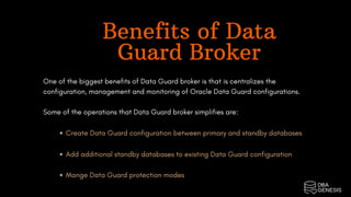 Oracle Data Guard Broker Configuration | PDF | Databases | Computer Software and Applications
