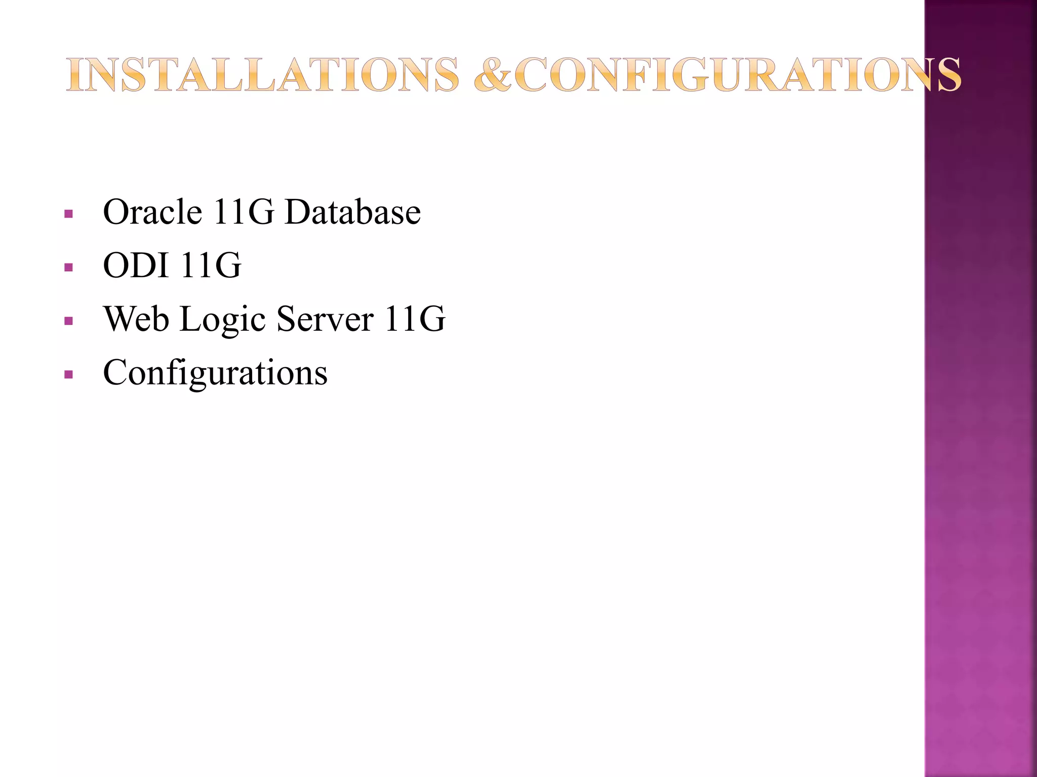 Oracle data integrator (odi) online training | PPTX