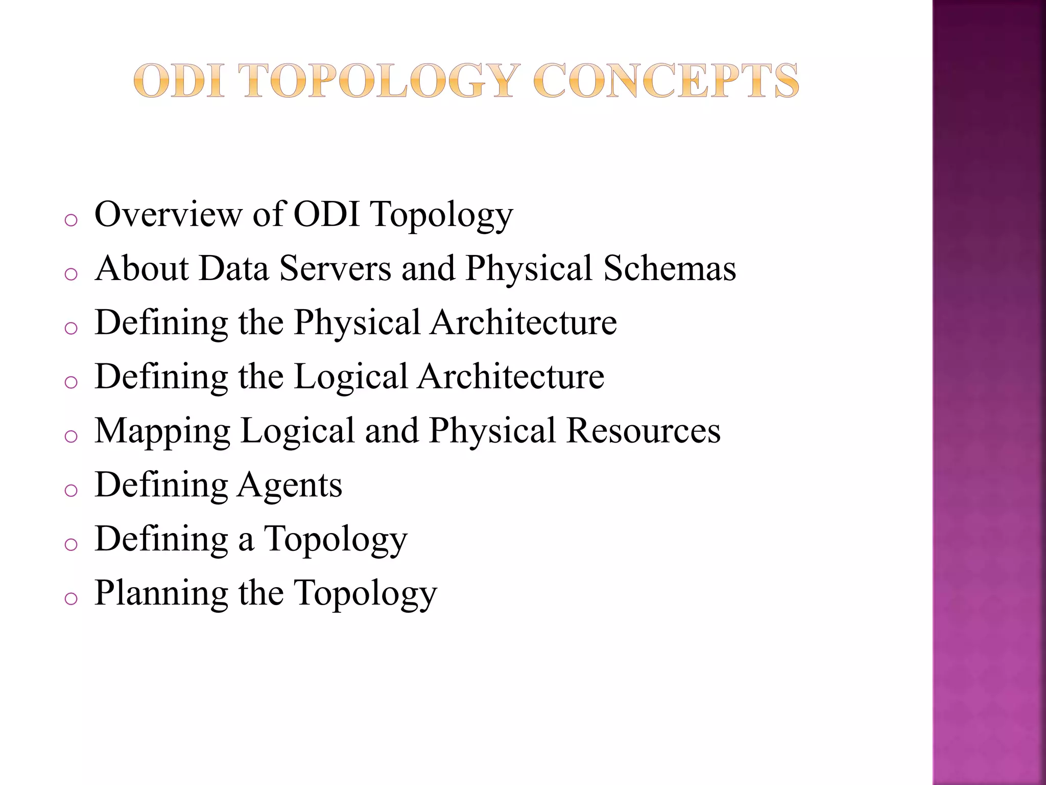 Oracle data integrator (odi) online training | PPTX