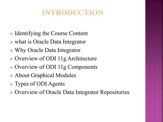 Oracle data integrator (odi) online training | PPTX