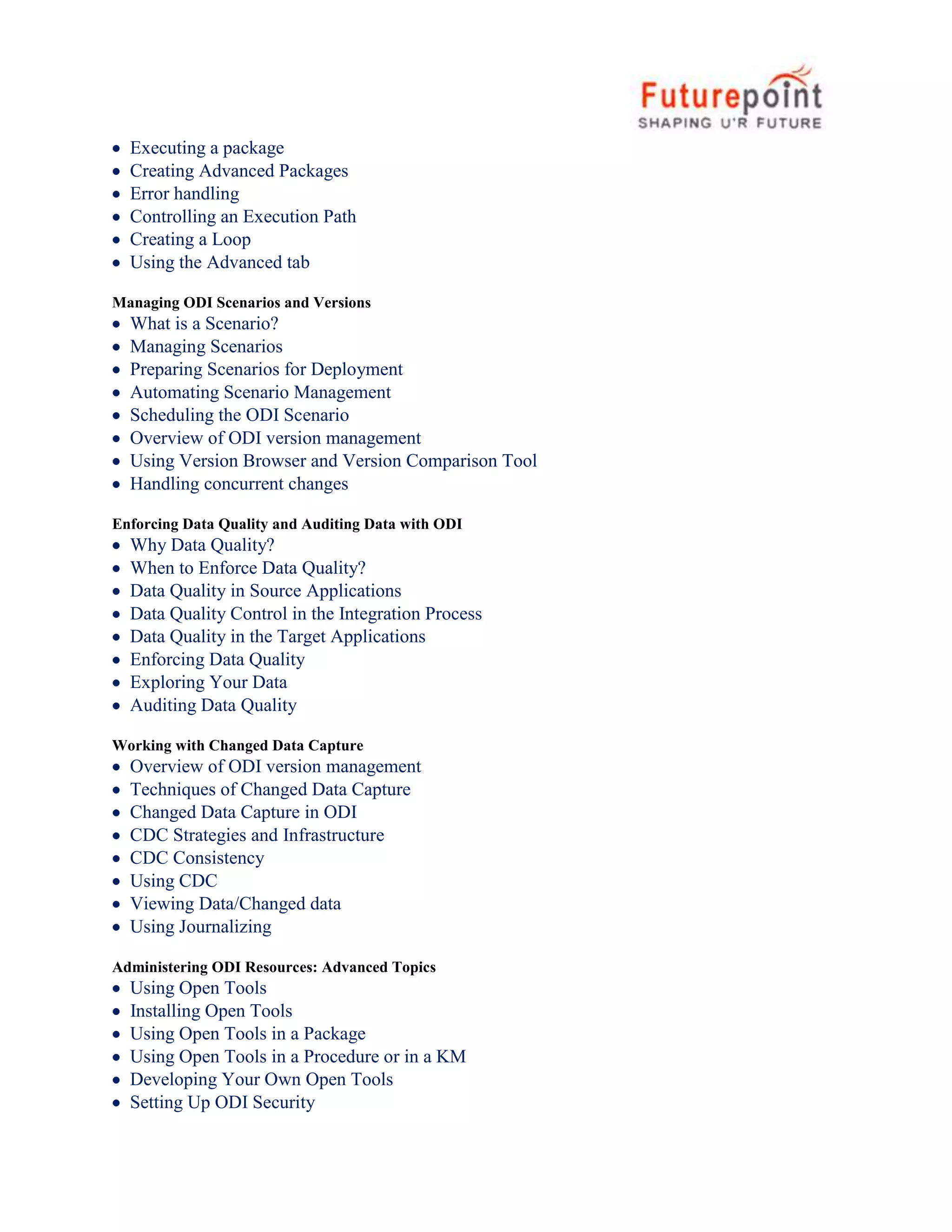 Oracle Data Integrator Training From Hyderabad Pdf