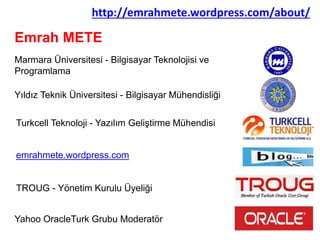 Oracle'da Transaction Yönetimi | PPTX