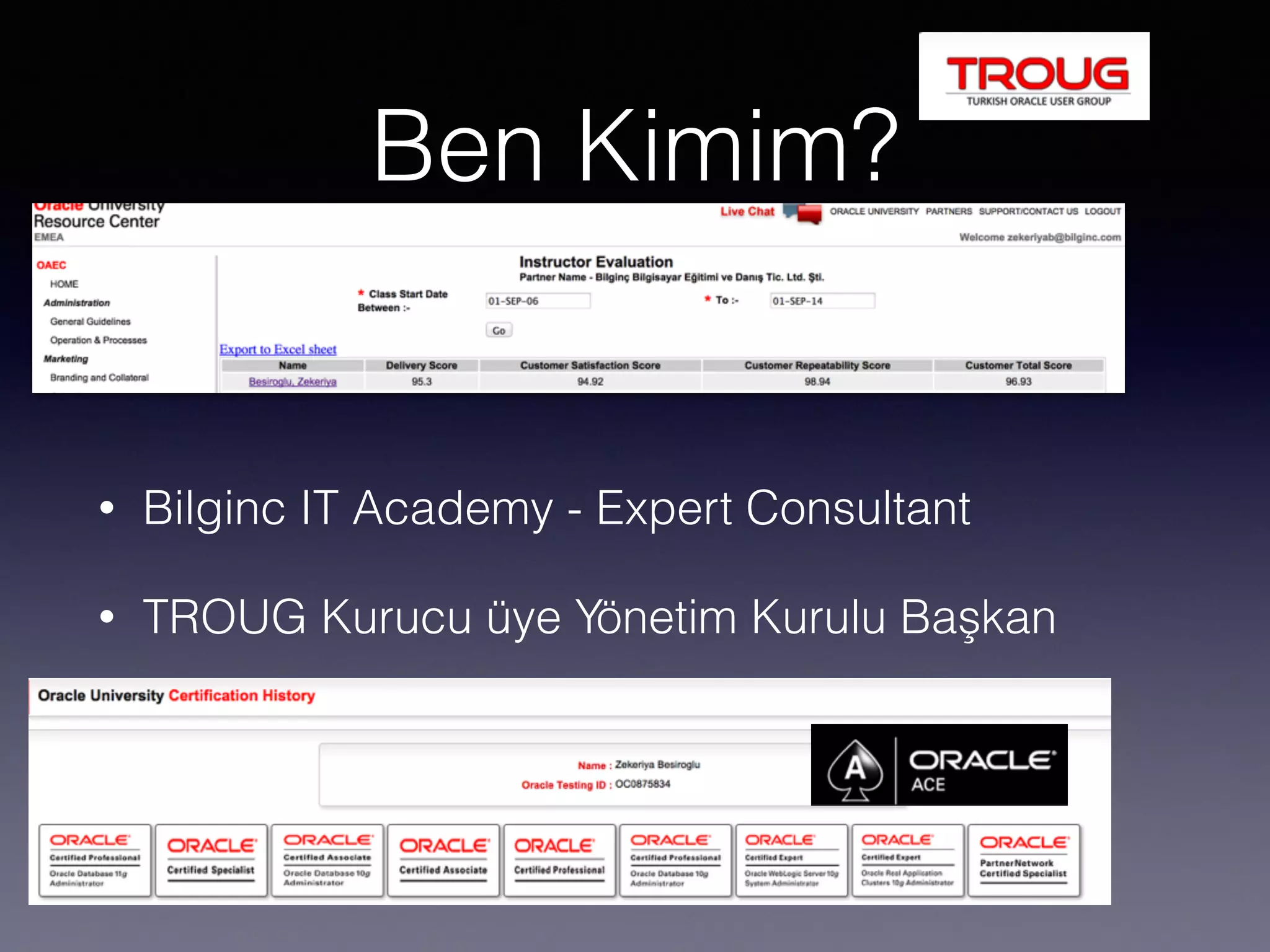 Oracle Database And Oracle Datawarehouse Best Practices Ppt