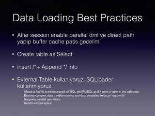 Oracle Database & Oracle Datawarehouse Best Practices | PDF