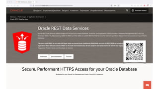 Oracle Database Ecosystem for Java Developers | PPT