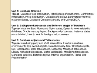 Oracle dba online training | PPTX