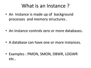 Oracle dba training | PPTX