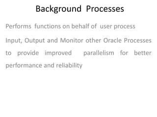 Oracle dba training | PPTX