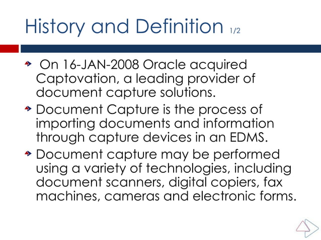 Oracle Document Capture - Quick Configuration Reference | PPT