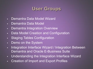 Oracle demantra online training | PPT