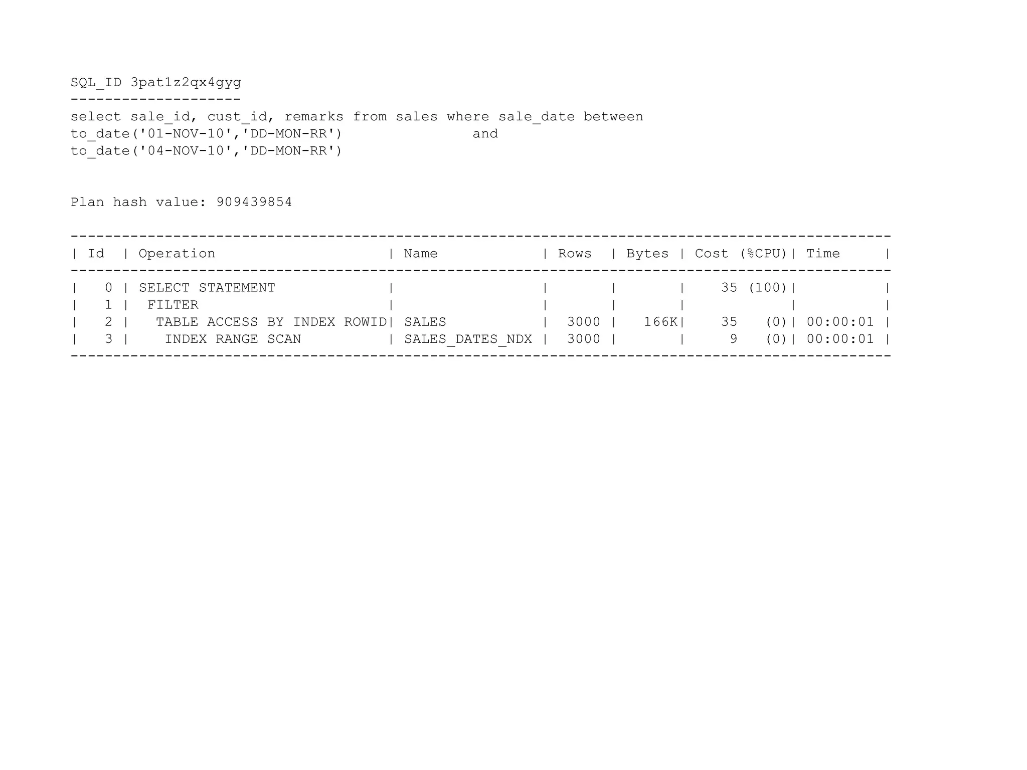 Oracle Diagnostics : Explain Plans (Simple) | PDF