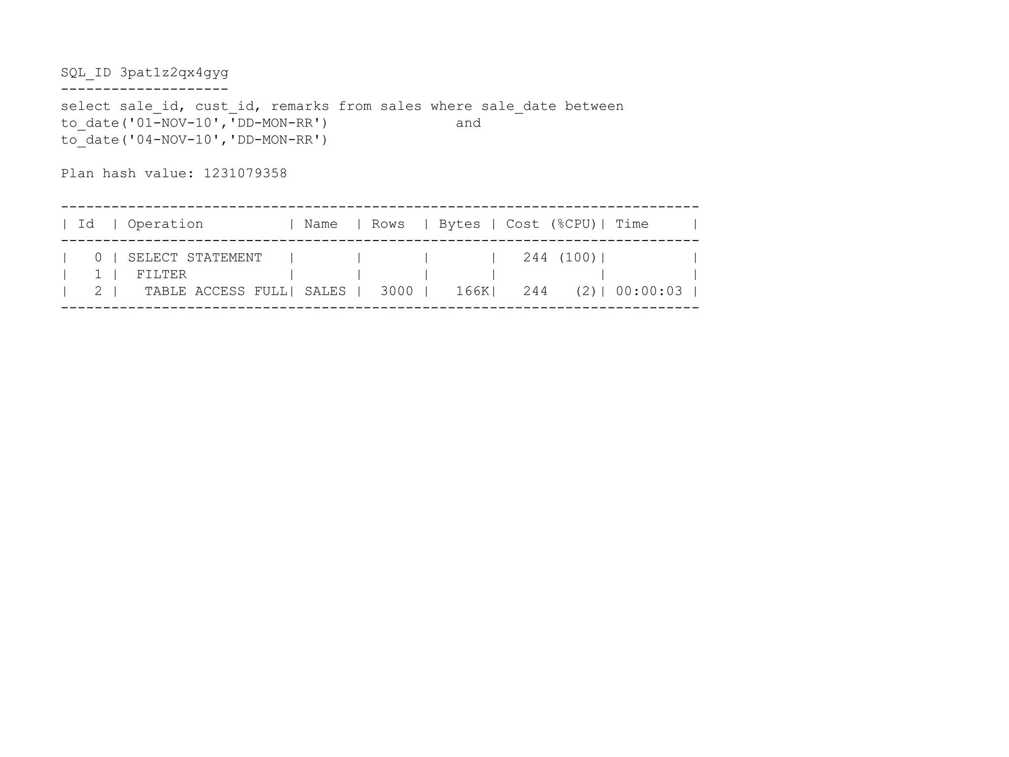 Oracle Diagnostics : Explain Plans (Simple) | PDF