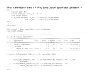Oracle Diagnostics : Explain Plans (Simple) | PDF