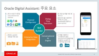 Oracle Digital Assistant 소개 | PPT