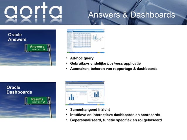 Oracle Discoverer To OBIEE Migration By Aorta | PPT