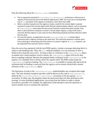Oracle docs rmi applications | DOCX | Programming Languages | Computing