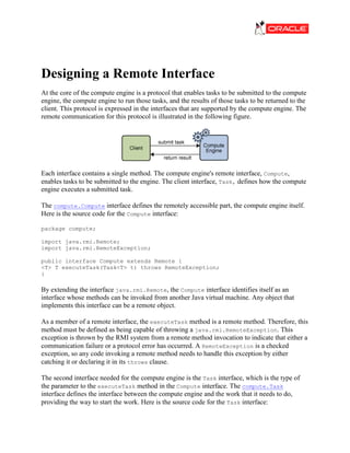 Oracle docs rmi applications | DOCX | Programming Languages | Computing