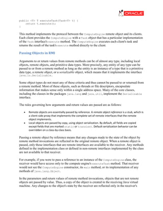 Oracle docs rmi applications | DOCX | Programming Languages | Computing