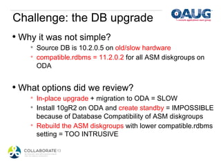 Running E-Business Suite Database on Oracle Database Appliance | PDF