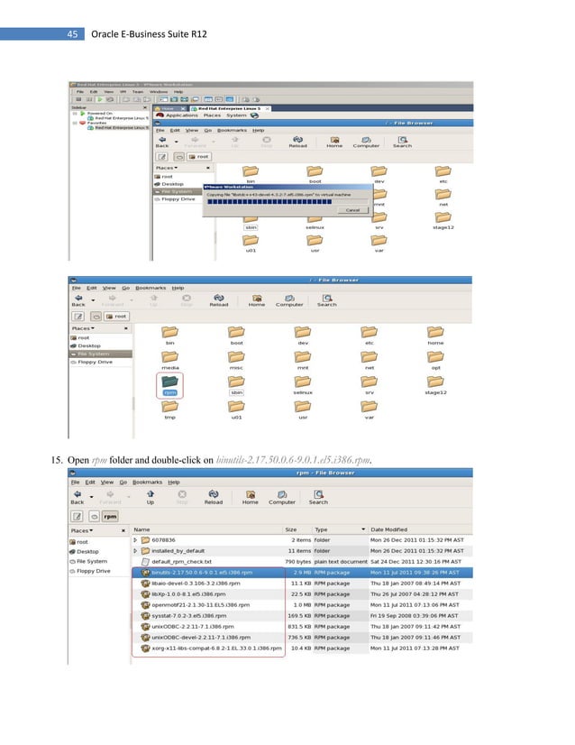 Oracle e business-suite_r12_installation_guide_step_by_step_on_linux | PDF | Operating Systems ...