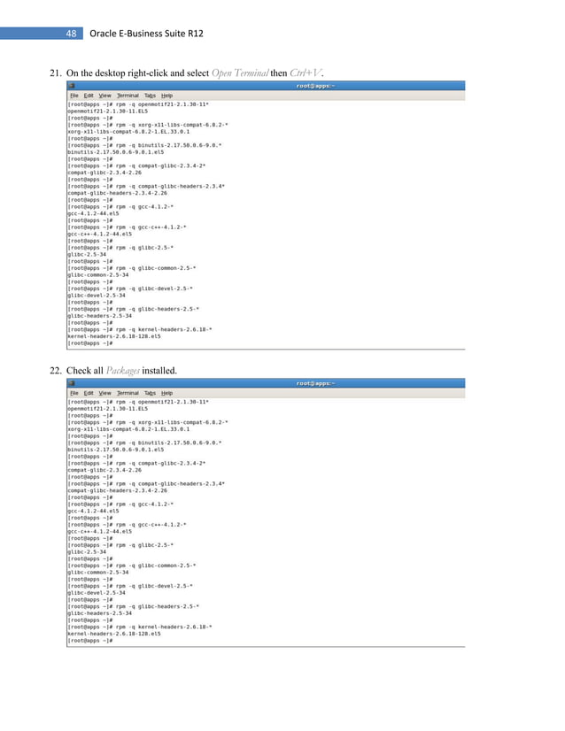 Oracle e business-suite_r12_installation_guide_step_by_step_on_linux | PDF | Operating Systems ...