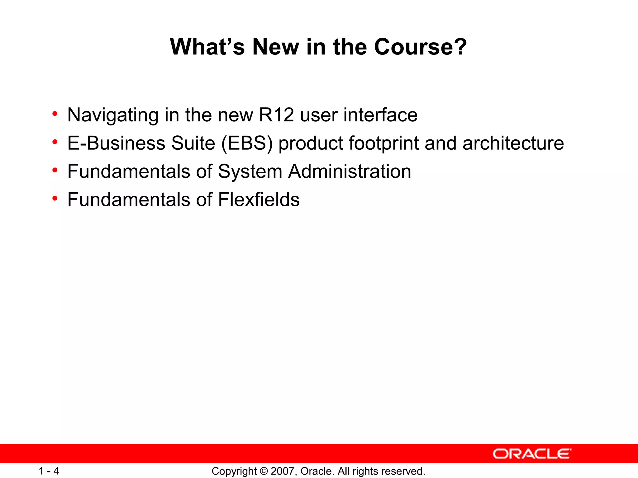 Oracle Ebs Overview 1 Ppt