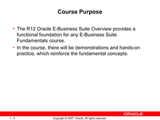 Oracle ebs overview 1 | PPT