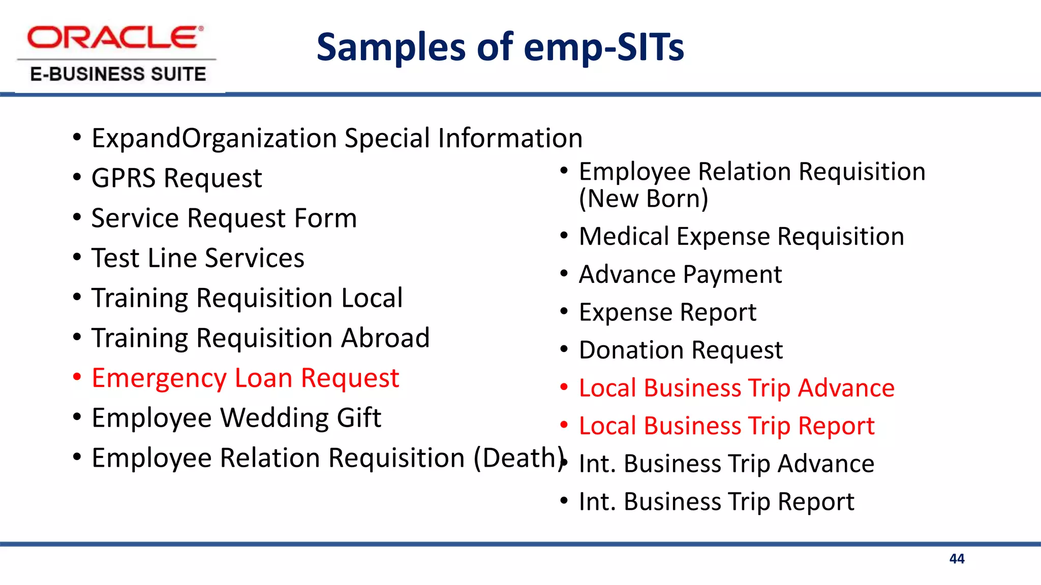 Oracle eBS Overview.pptx | Computer Software and Applications | Computing