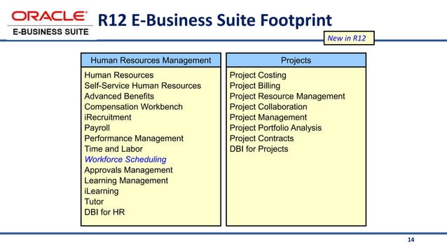 Oracle eBS Overview.pptx | Computer Software and Applications | Computing