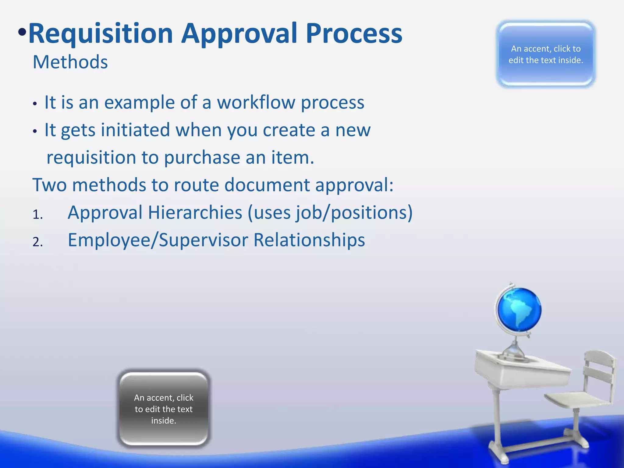 Oracle EBS Purchasing Requisition Approval 101 | PPTX