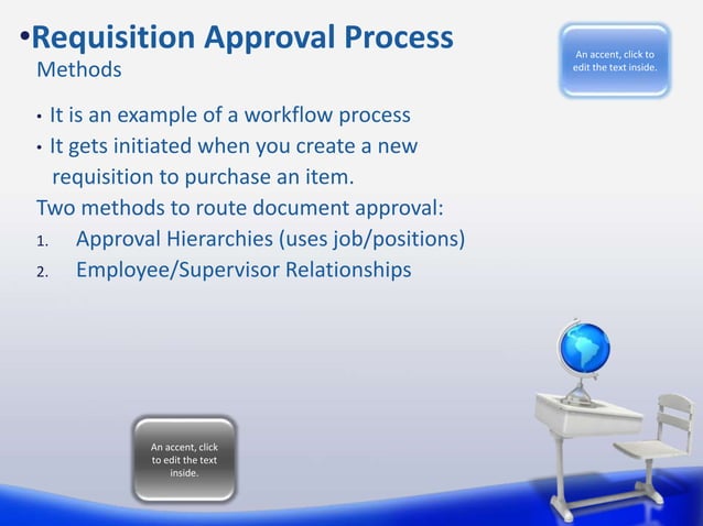 Oracle Ebs Purchasing Requisition Approval 101 Pptx Business Business And Finance
