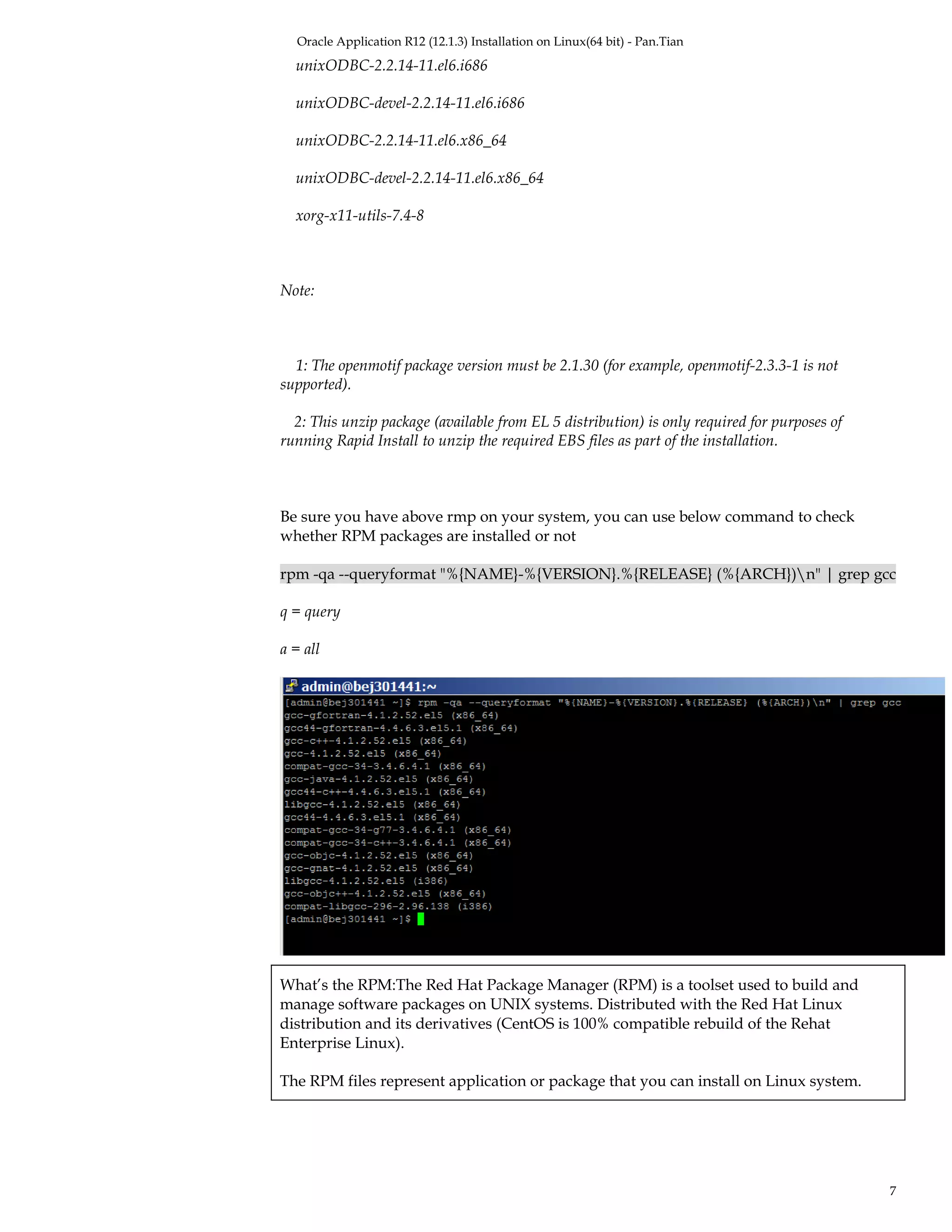 Oracle EBS R12.1.3_Installation_linux(64bit)_Pan_Tian | DOC