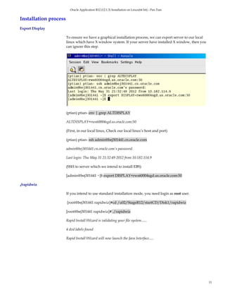 Oracle EBS R12.1.3_Installation_linux(64bit)_Pan_Tian | DOC