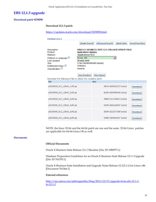 Oracle EBS R12.1.3_Installation_linux(64bit)_Pan_Tian | DOC