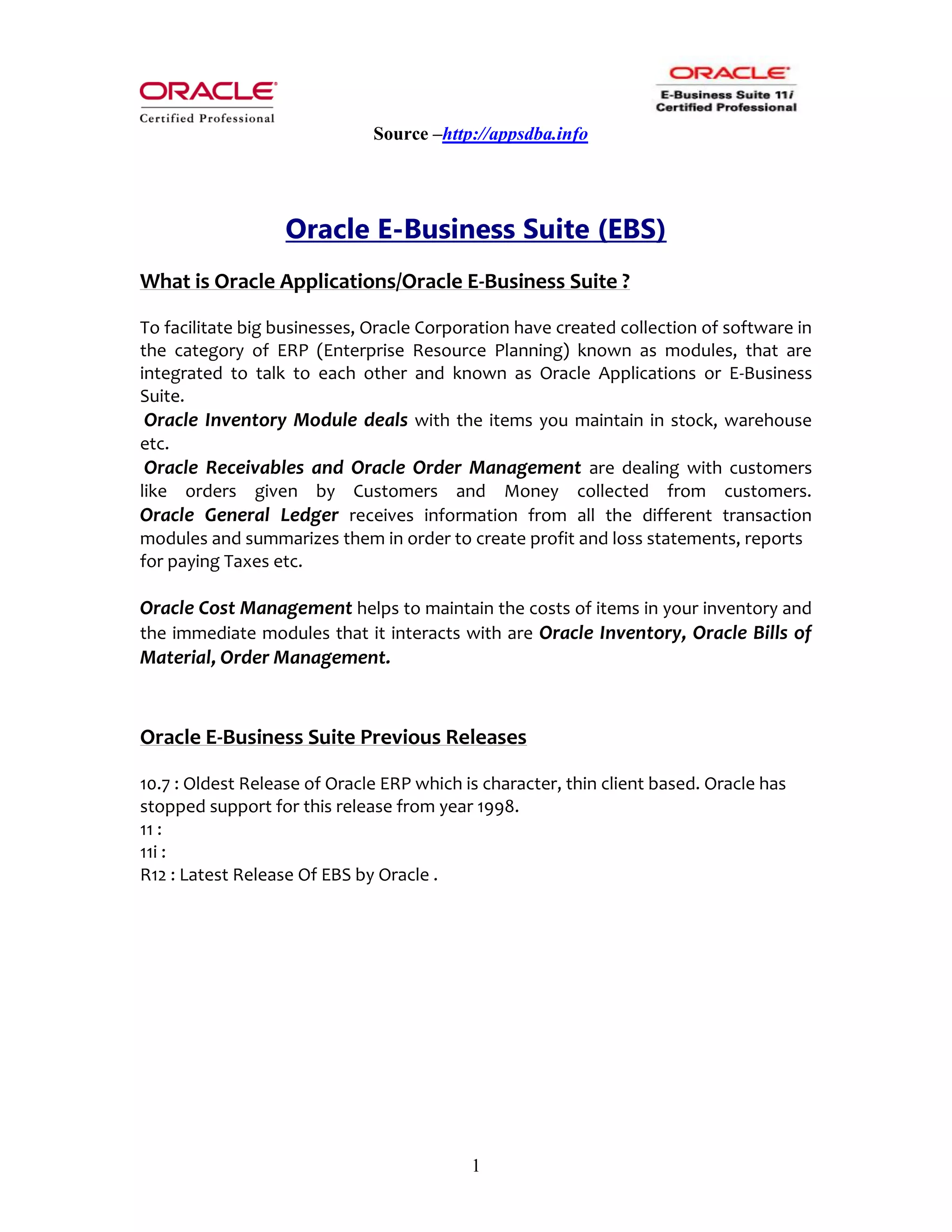 Oracle ebs r12_architecture | PDF