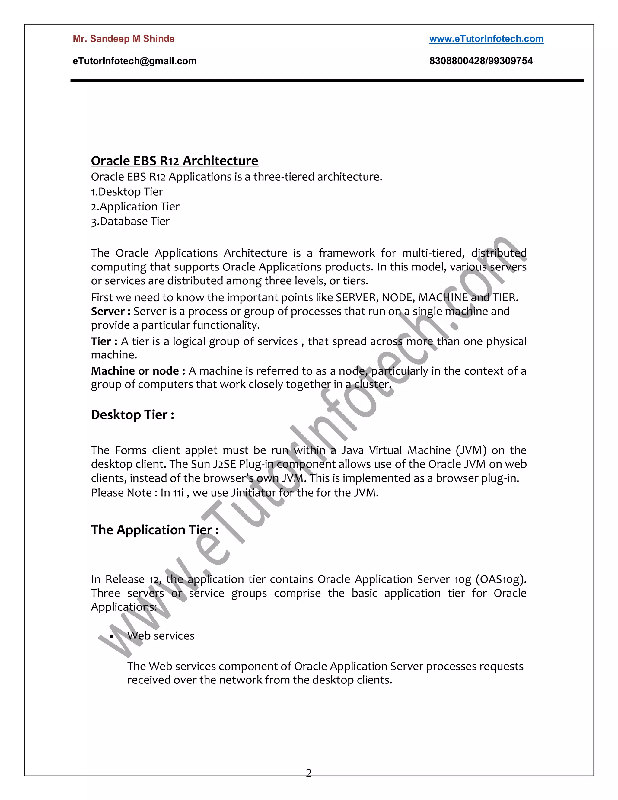 Oracle ebs r12_architecture | PDF Oracle ebs r12_architecture | PDF