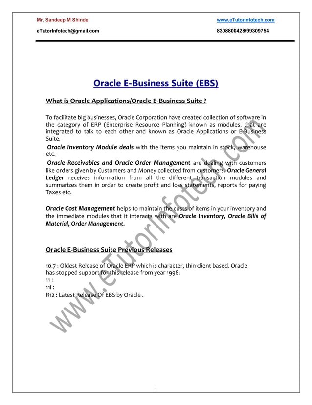 Oracle ebs r12_architecture | PDF | Databases | Computer Software and Applications