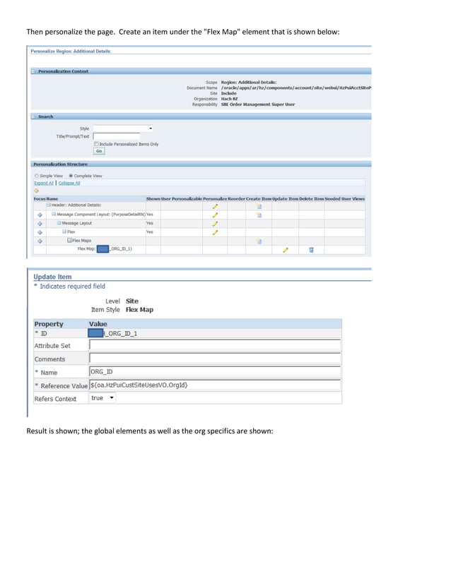 Oracle Ebs Setting Up Org Specific Flex Fields Pdf Technology And Computing